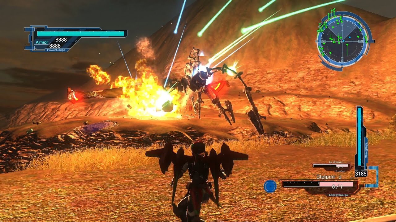 EDF Earth Defense Force 5 DLC 1 M 13 Engage Aliens 3 - Wing Diver ...