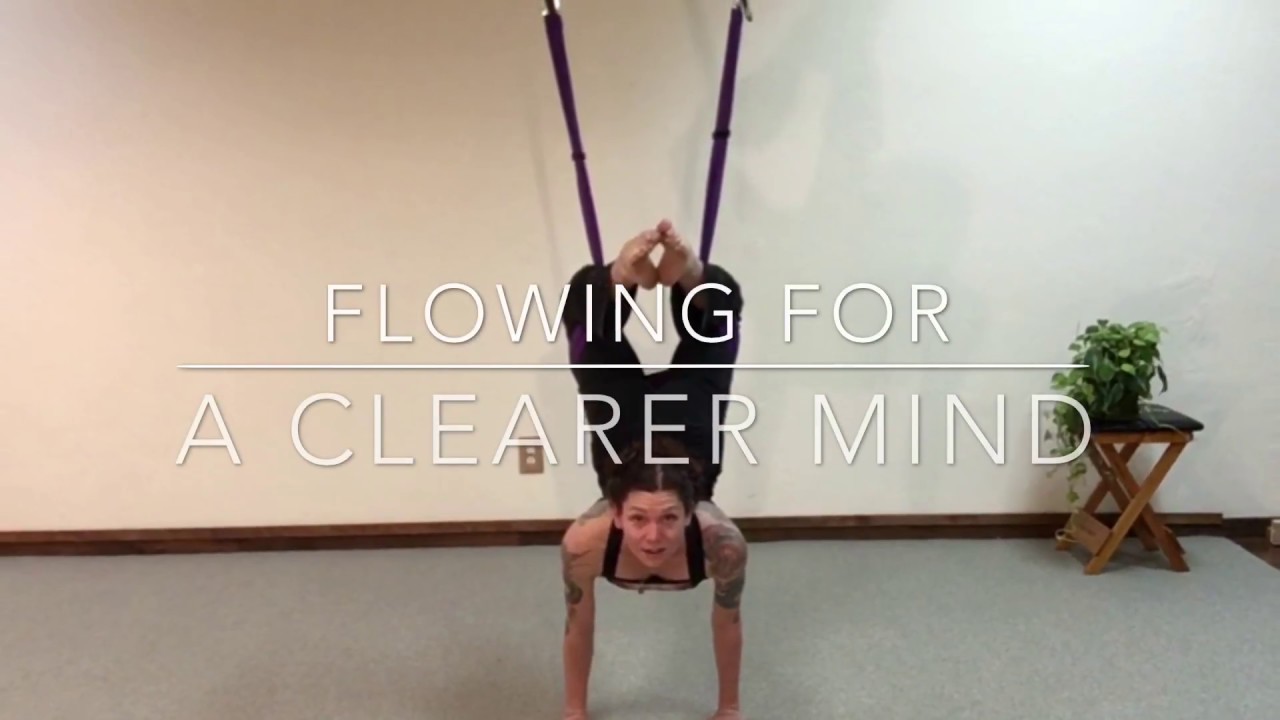 Intermediate Aerial Yoga Flow - YouTube