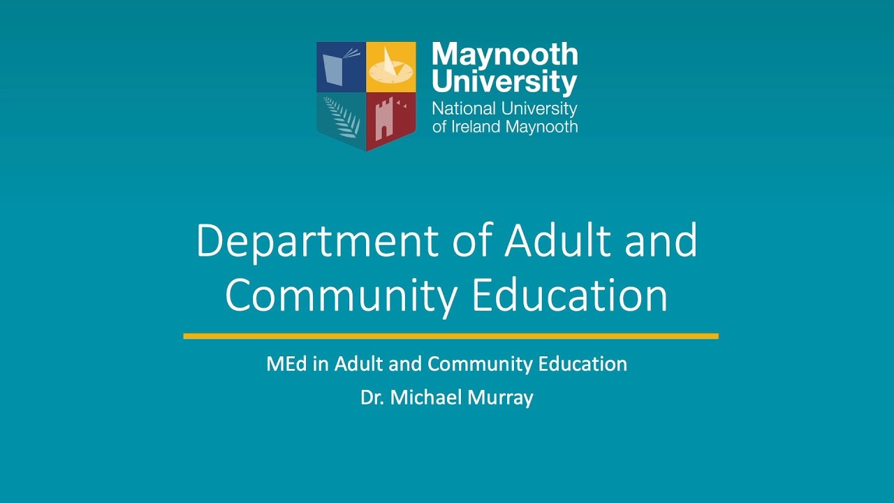 Adult Education Master of Education - YouTube