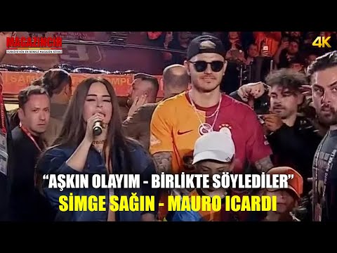Simge ve Mauro Icardi - Aşkın Olayım Düeti - Galatasaray Şampiyonluk Kutlaması