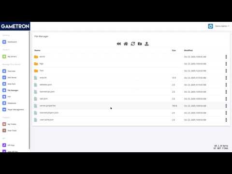 Gametron - First Look (Upcoming Game Server Control Panel) - YouTube