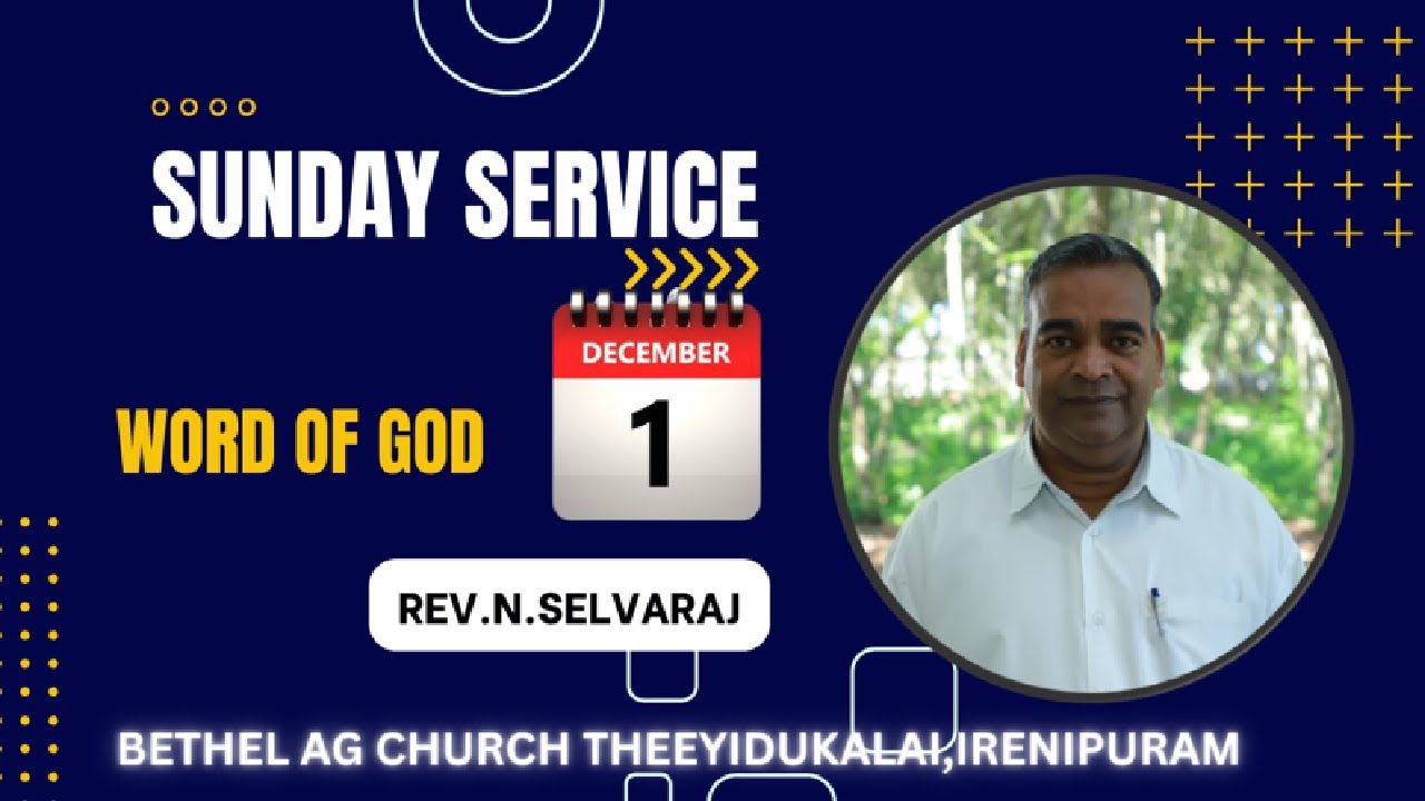 🔴 LIVE /// SUNDAY SERVICE /// Word of God /// Rev.N.Selva Raj /// - YouTube