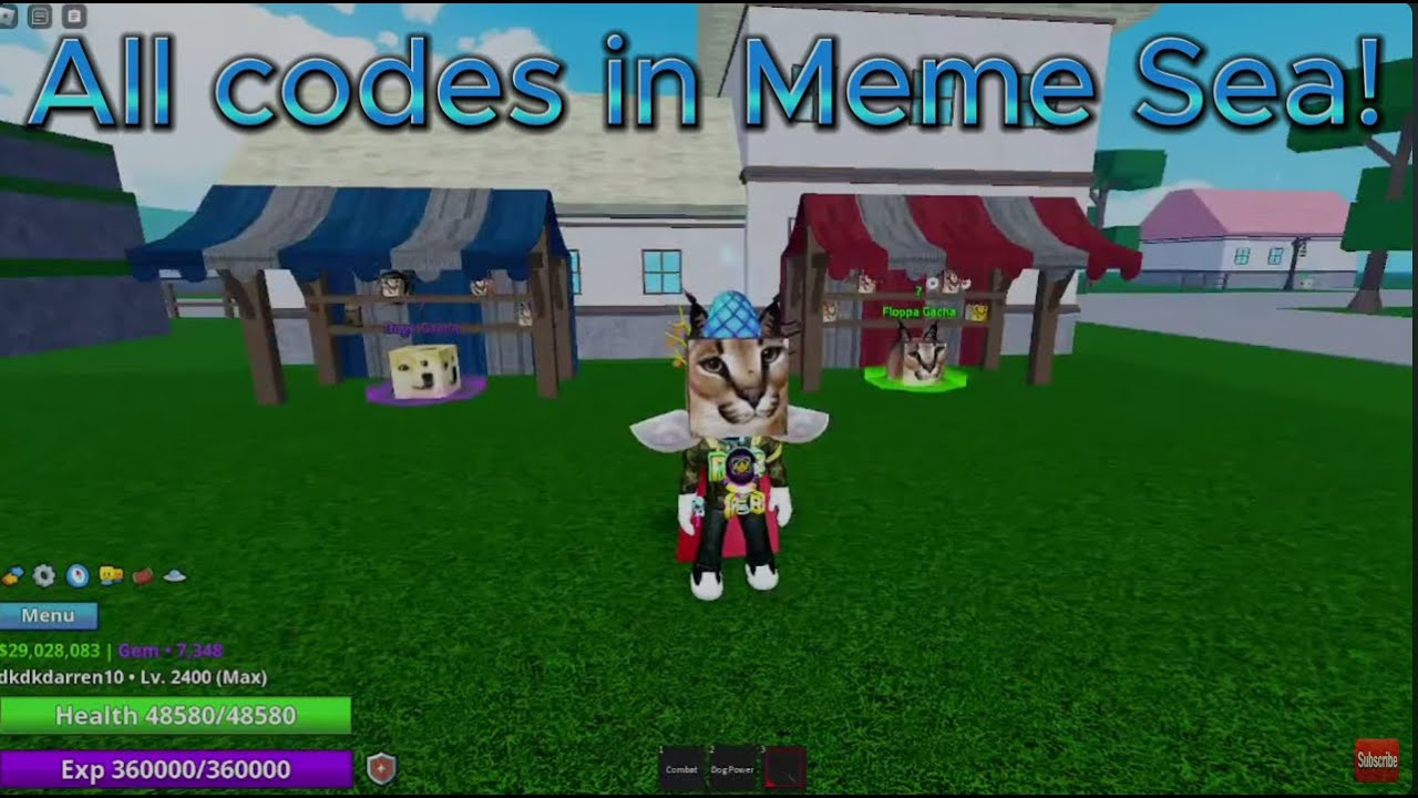 🔥*ALL CODES*🔥 ALL WORKING CODES IN MEME SEA 2024 AUGUST 15! | ROBLOX ...