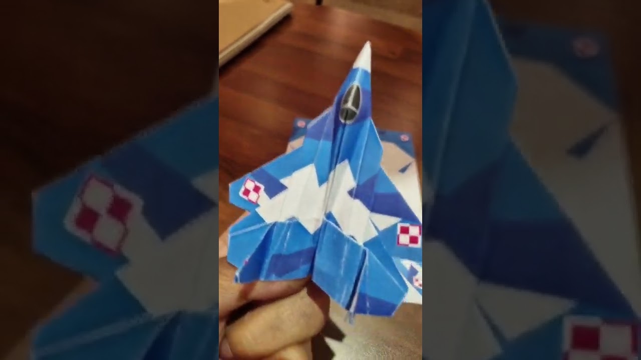 Origami SU-57 - YouTube