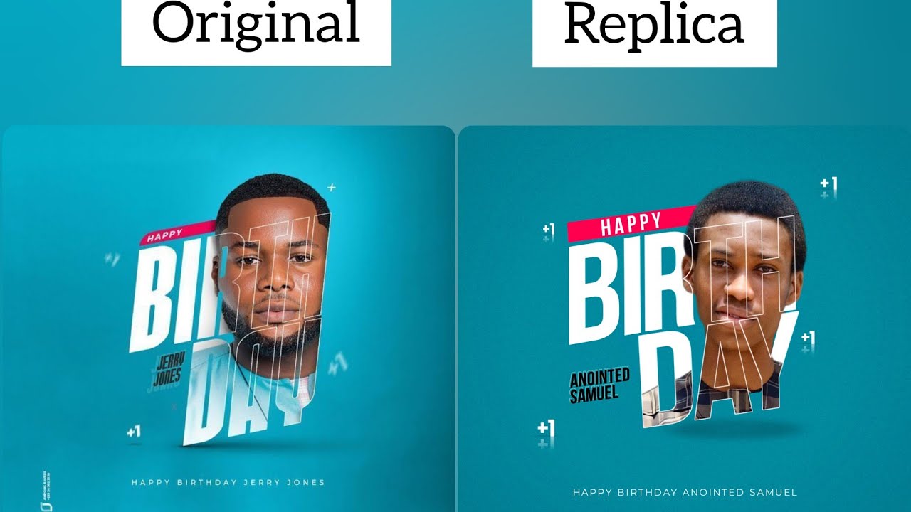 Birthday Design On Pixellab (Power Clipping An Image Into A Text) - YouTube