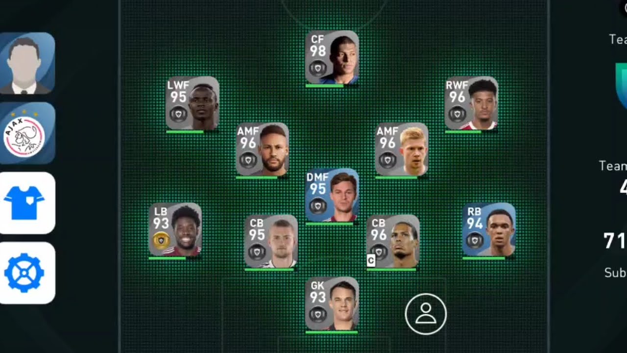 Back then gameplay pes 2021 mobile| | best gameplay missing pes - YouTube