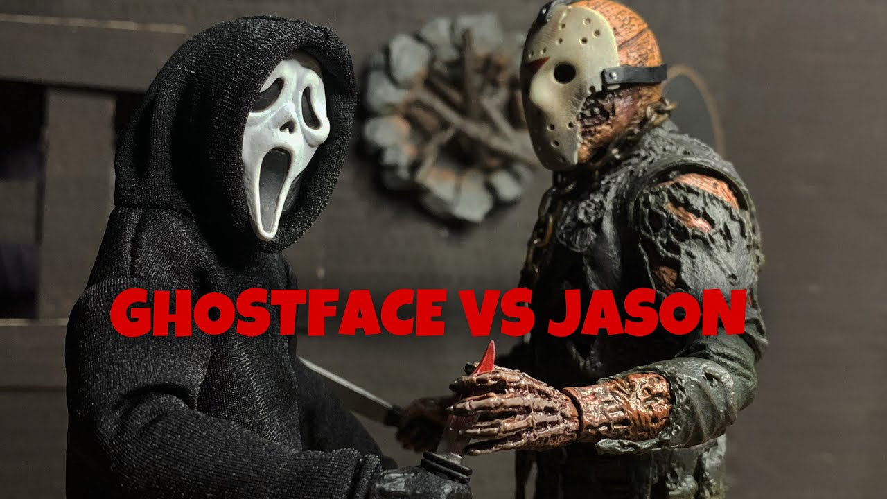 Ghostface vs Jason Voorhees (Horror stop motion) - YouTube