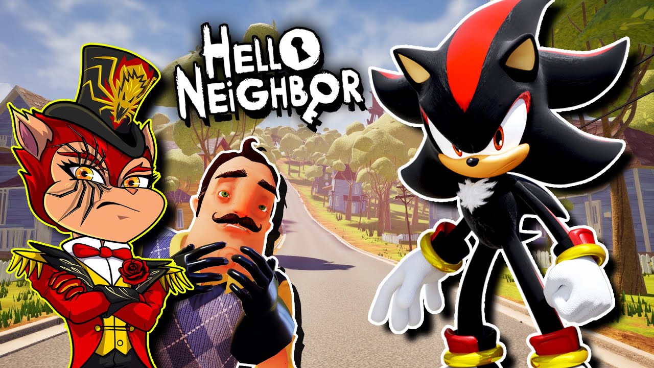 HELLO SHADOW THE HEDGEHOG | Hello Neighbor Mod - YouTube