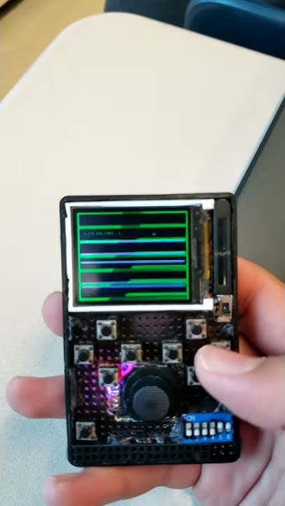 ESP32 handheld terminal demo V.1 - YouTube