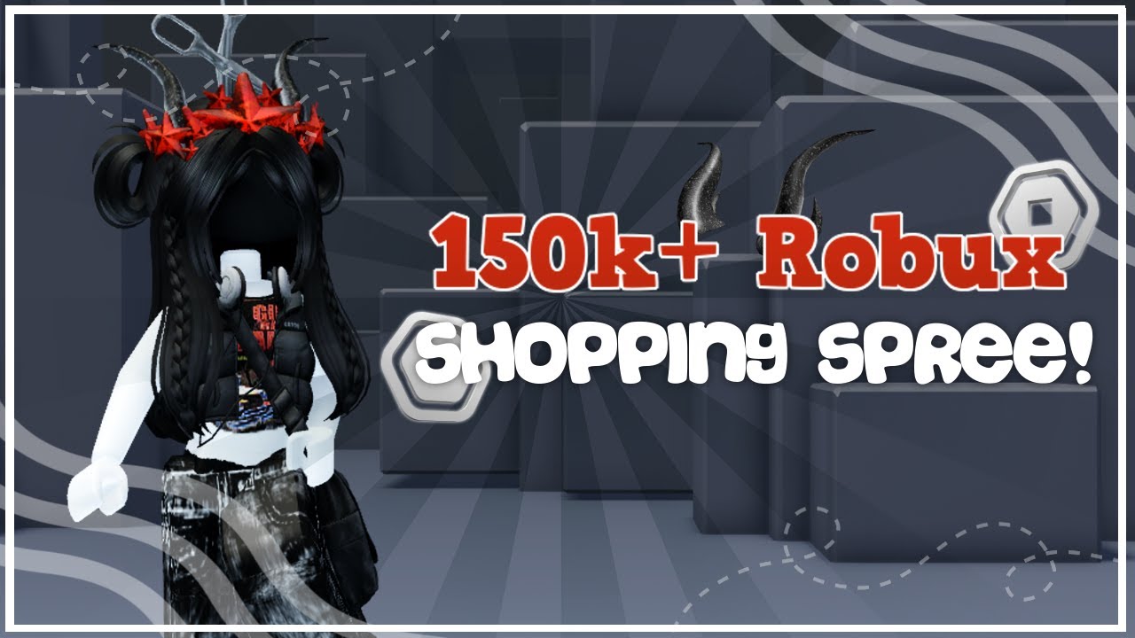 150k+ Robux Shopping Spree! - YouTube