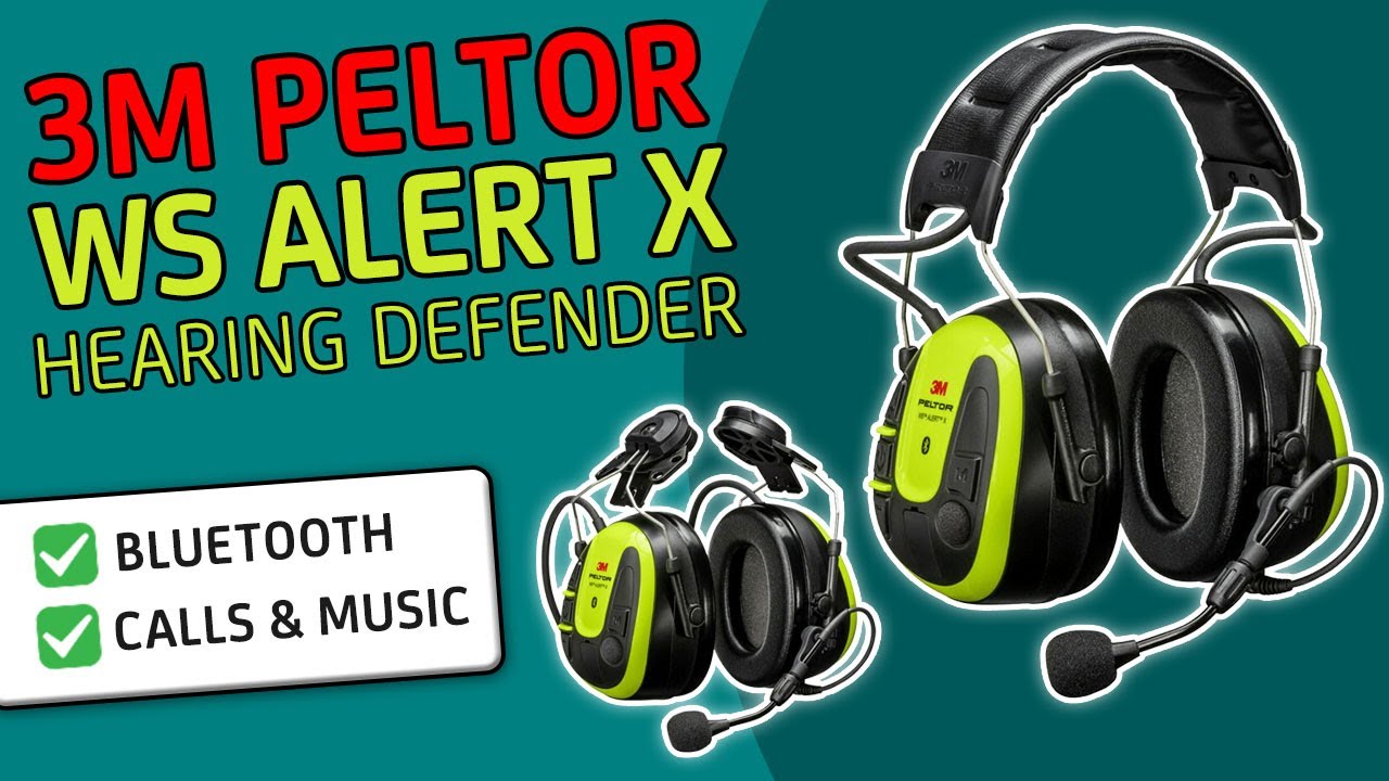 The Best Hearing Defender for all Tradespeople | 3M PELTOR WS ALERT X ...