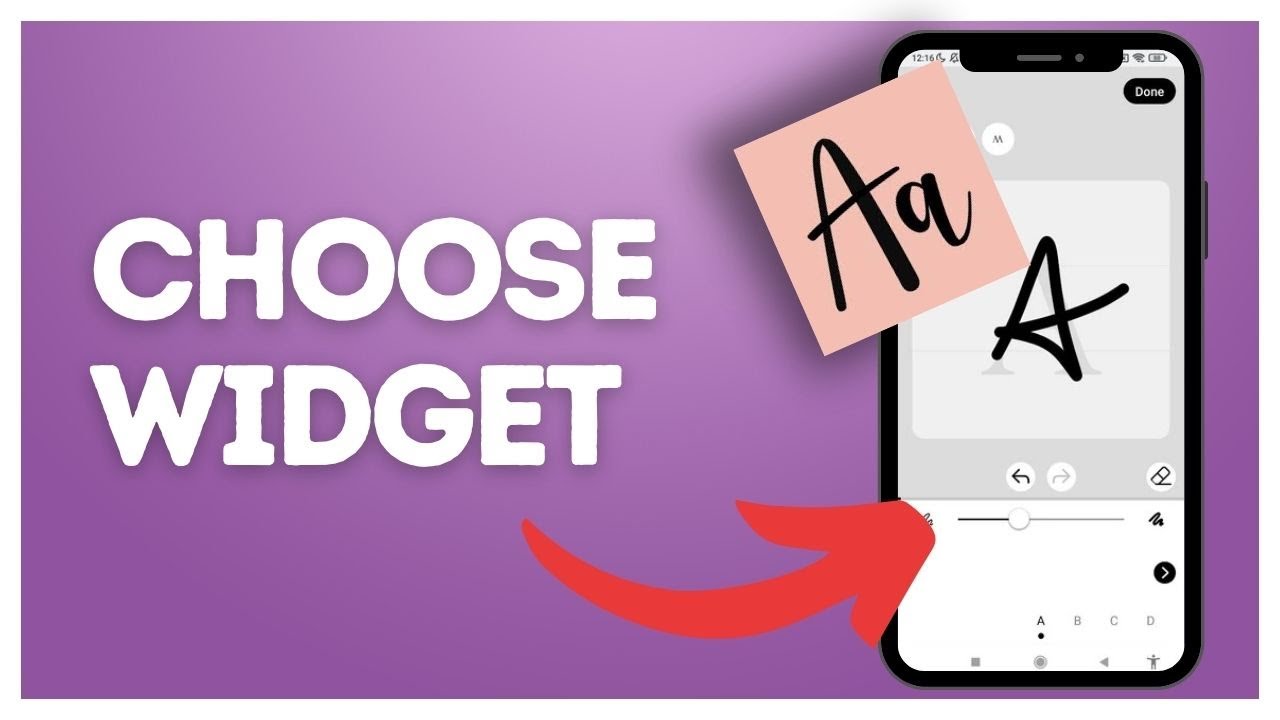How to add widget to home screen on Fonts Art? - YouTube