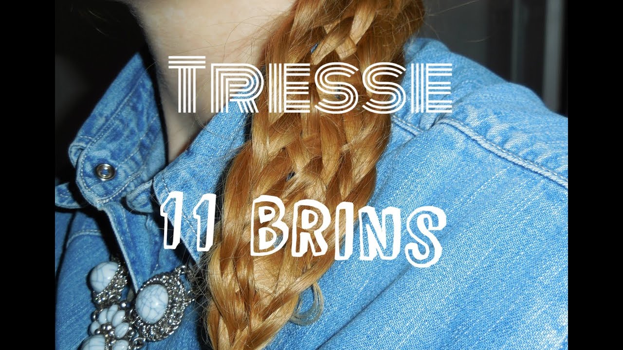 Tresse à 11 brins / 11-strand braid | Happy New Hair - YouTube