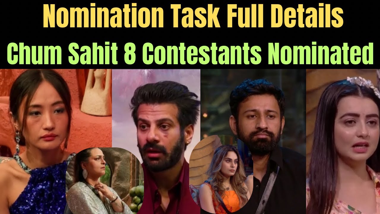 Bigg Boss 18: Nomination Task Full Details, 8 Contestants Hue Nominate ...