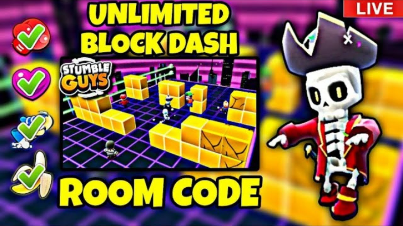 Stumble Guys Block Dash Code Live Streaming| STUMBLE GUYS LIVE - YouTube
