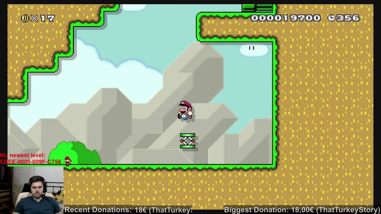 Super Mario Maker (WiiU) - keep trampoline - LIVE on Twitch.tv - YouTube
