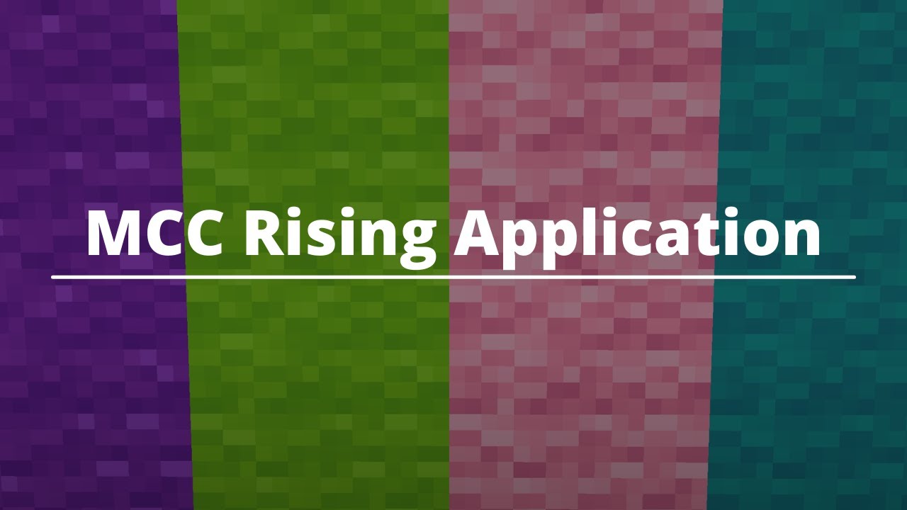 Emerald Endermites: MCC Rising Application! - YouTube
