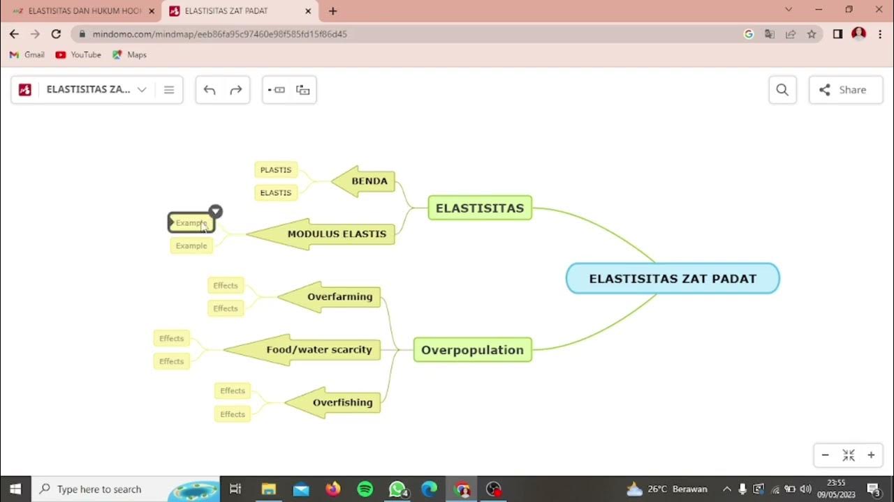 Tutorial membuat mind mapping menggunakan aplikasi mindomo - YouTube
