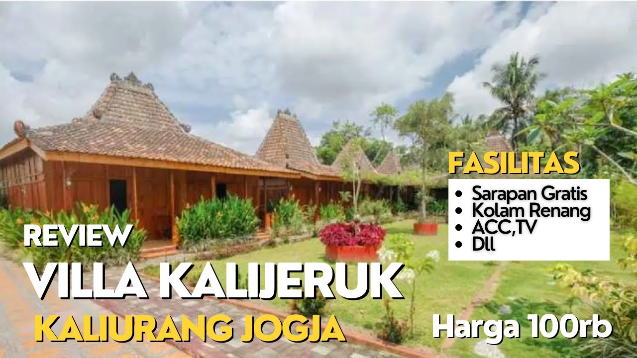 Review Villa Riverside Kalijeruk Kaliurang Jogja - YouTube