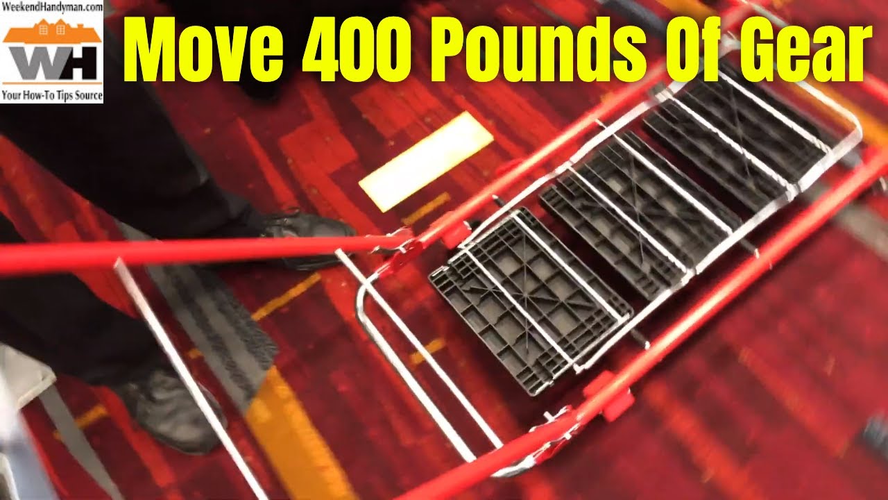 Move Gear Haul Up To 400 Pounds With The 4 in 1 Rolling Utility Cart ...