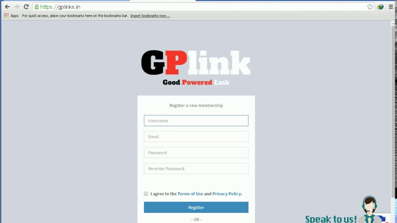 How To Register GPlink Account II For Free - YouTube