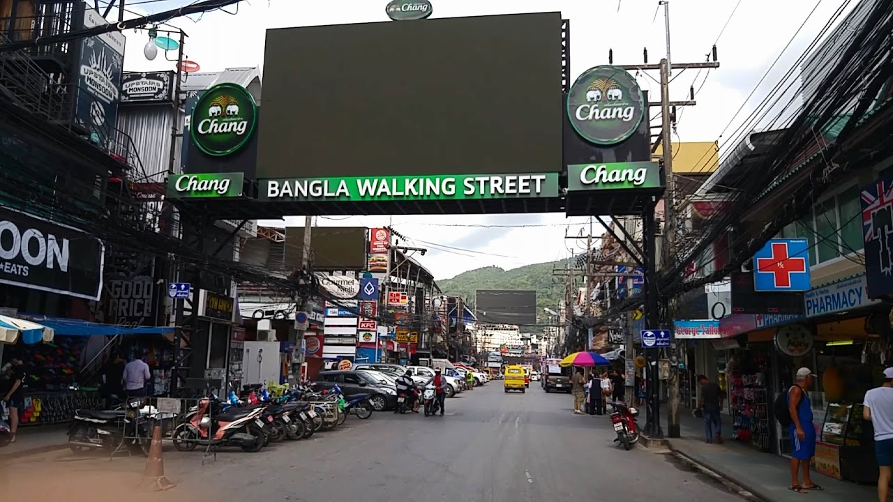 Bangla Walking Street Patong Beach Daytime - YouTube