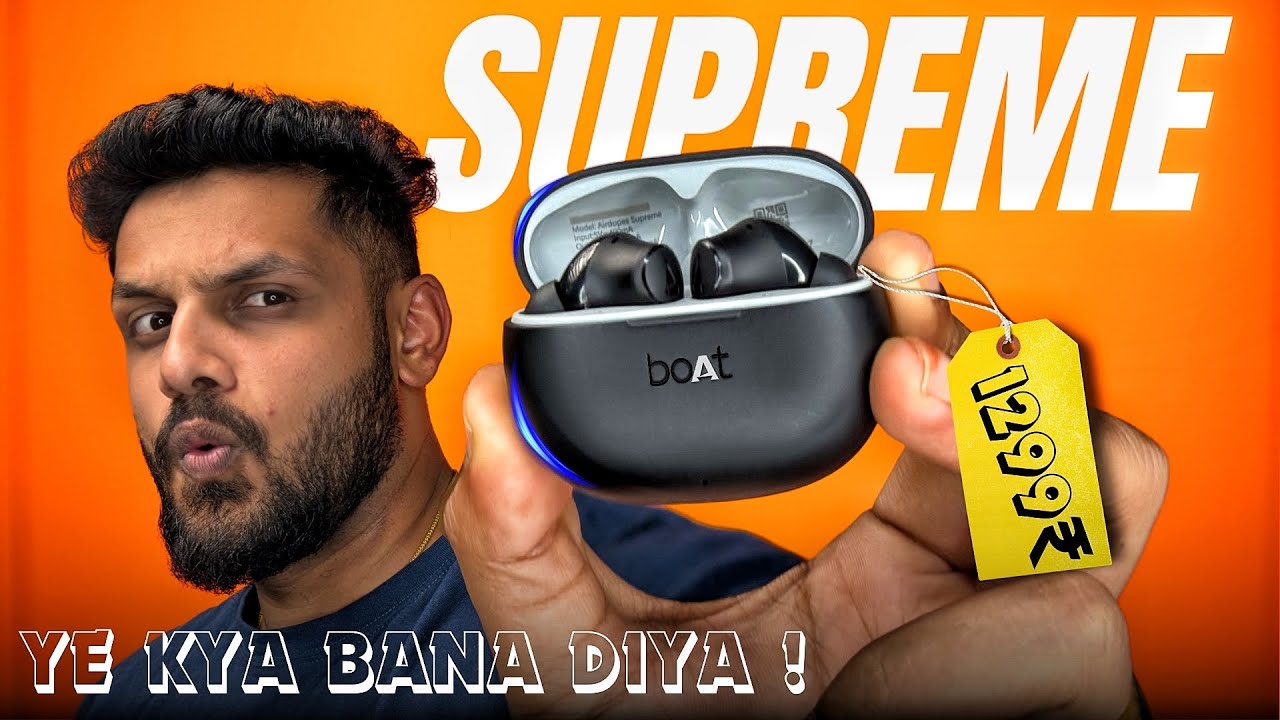Boat Airdopes Supreme - Mindblowing Earbuds 😱 BUT !! - YouTube