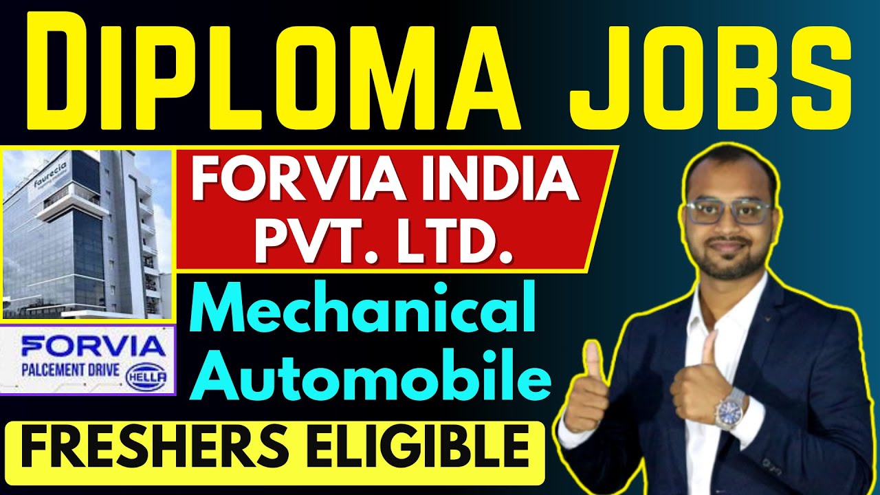 Forvia India Pvt Ltd Hiring Diploma Engineering 2024 || Diploma ...