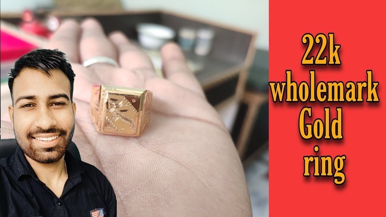 Gold ring 22k Hallmark new design for men with waight and price __ Gold ...