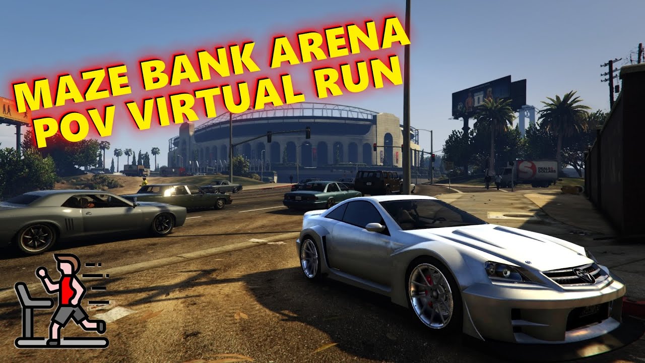 Virtual Treadmill Maze Bank Arena Pov Run Fitness Exercise Trainer GTA ...