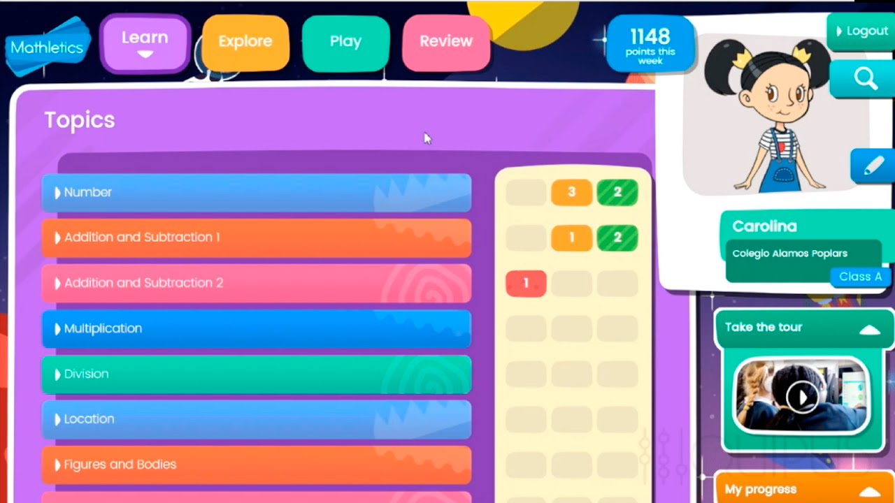 Mathletics - Guía práctica - YouTube