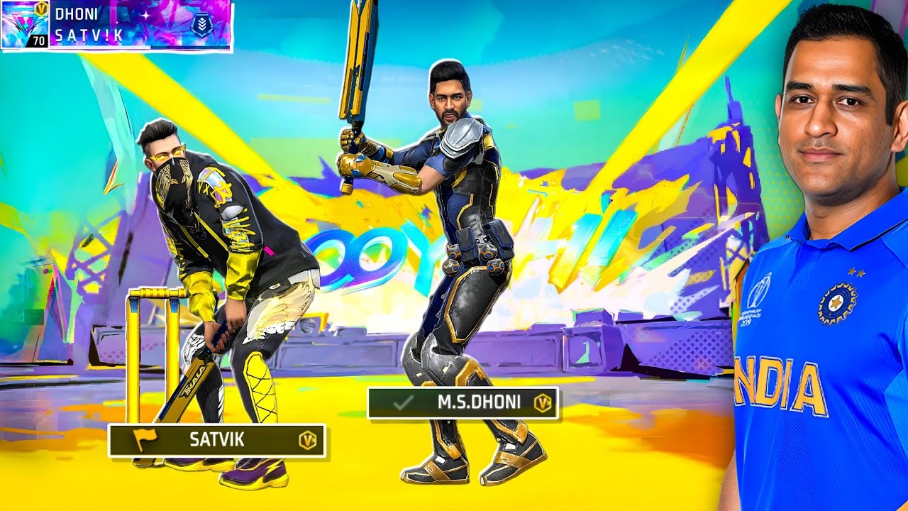 I became MS Dhoni in Free Fire - YouTube