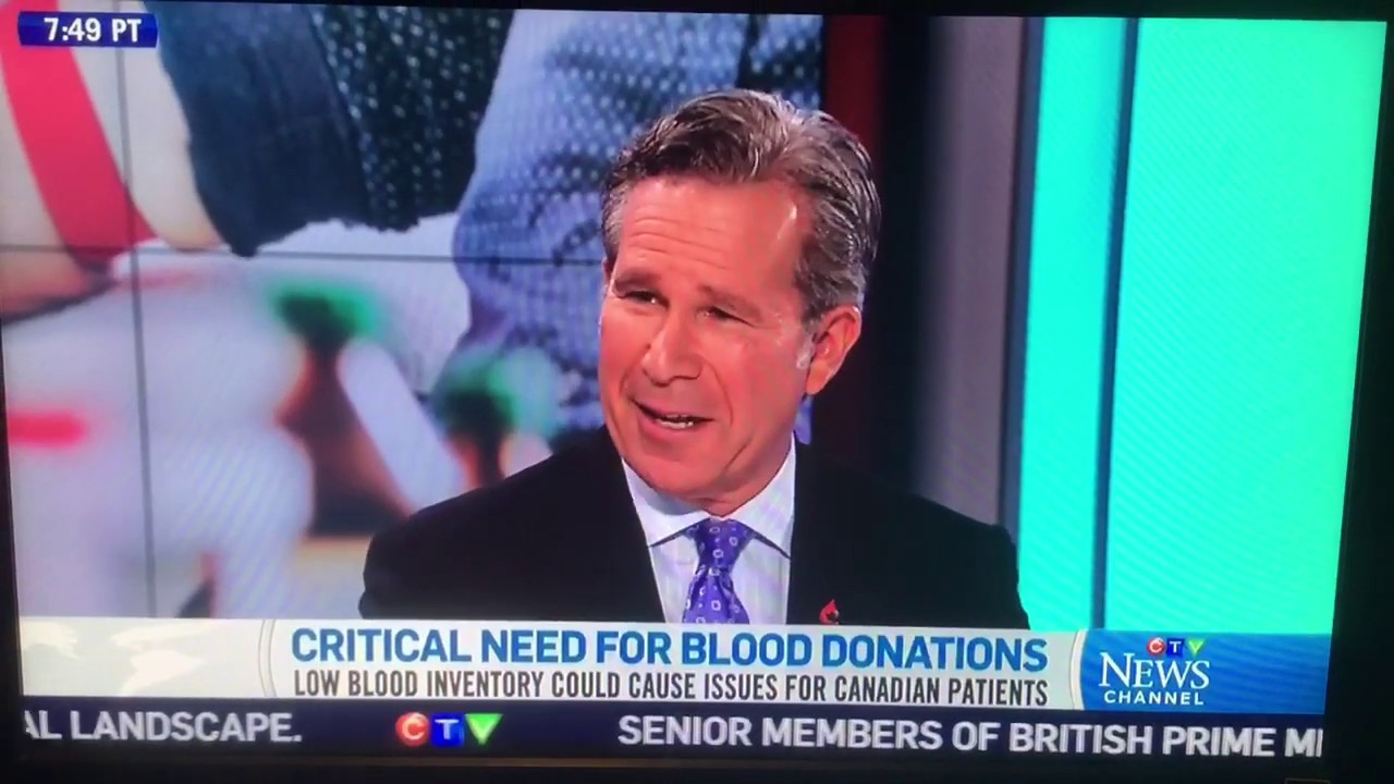 Michael Betel Canadian Blood Services News Update CTV - YouTube