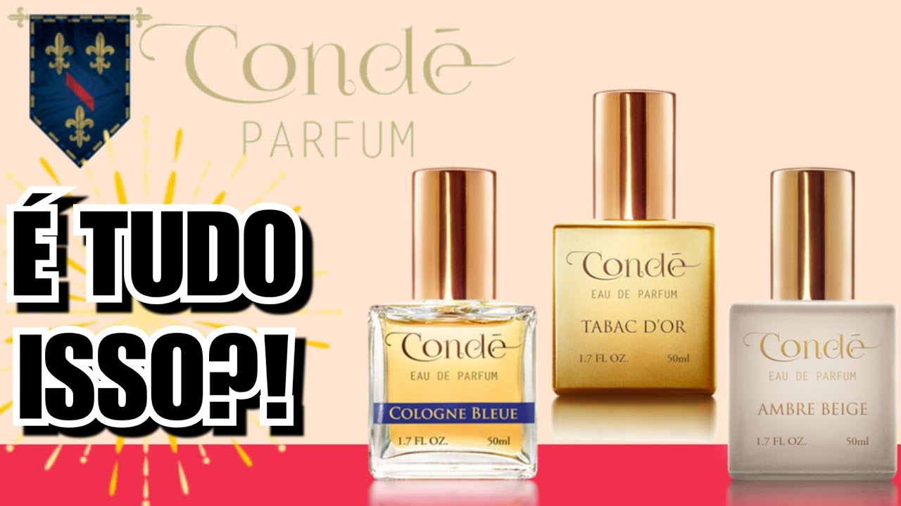 Perfumes Condé Parfum Ambre Beige, Tabac D'or, Cologne Bleue (RESENHA ...