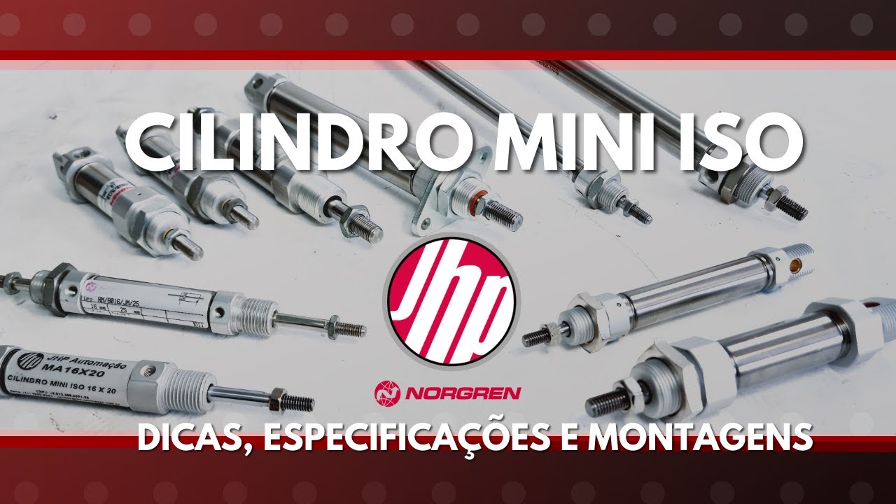 Como especificar "Cilindros Mini ISO" - JHP Automação - YouTube