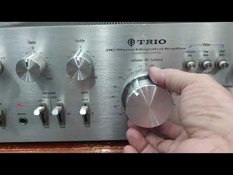 Đã bán.. Amply Trio KA 7300d mới keng - 200W 4 sò sắt bass rất sâu, ghép loa AR ngon - YouTube