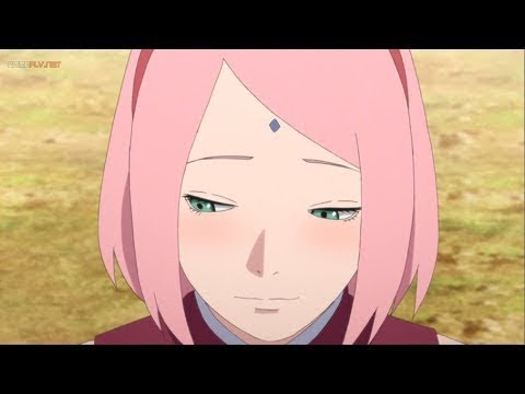 Sasuke sintió pena de besar a Sakura en frente de Sarada   Sub Español
