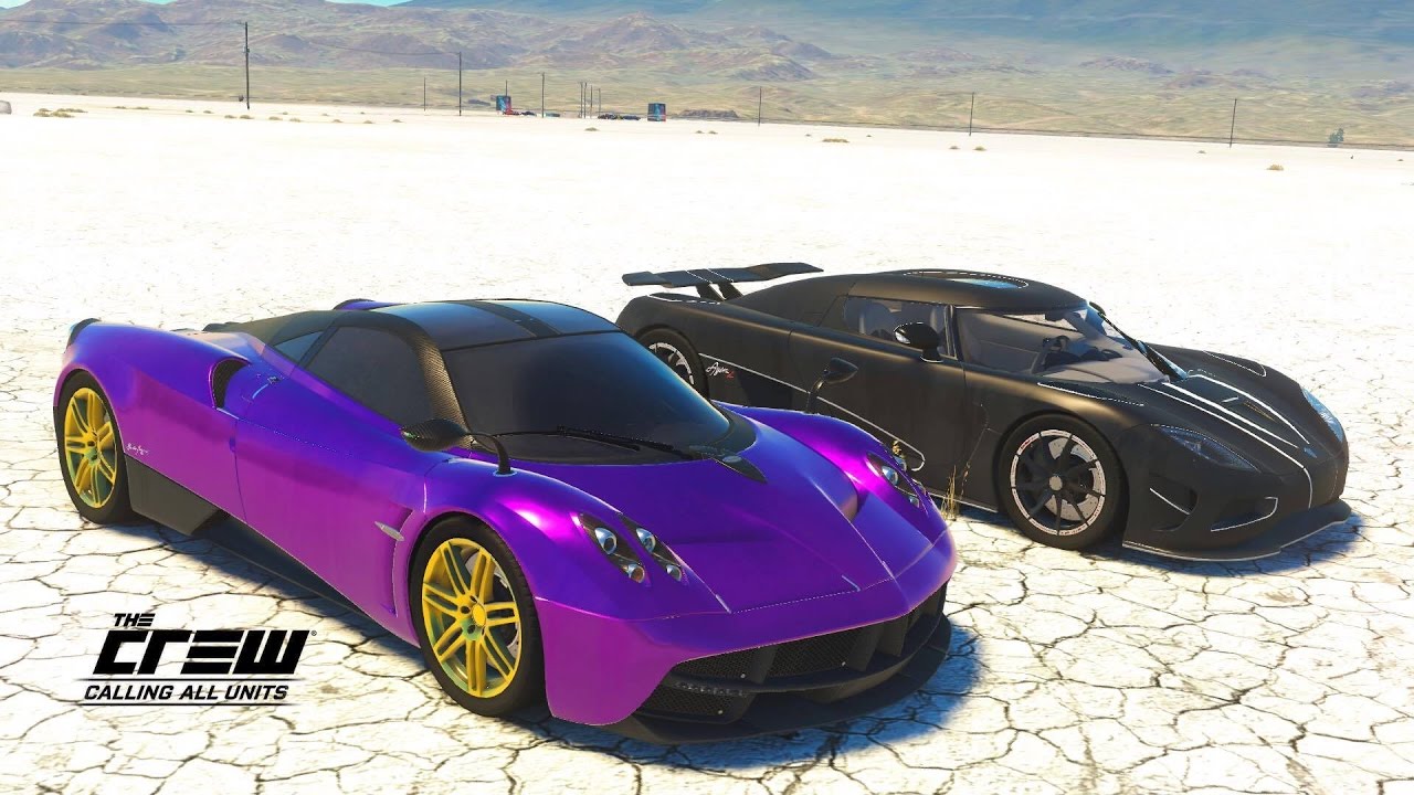 The Crew™ CAU koenigsegg agera r vs pagani hauyra - YouTube