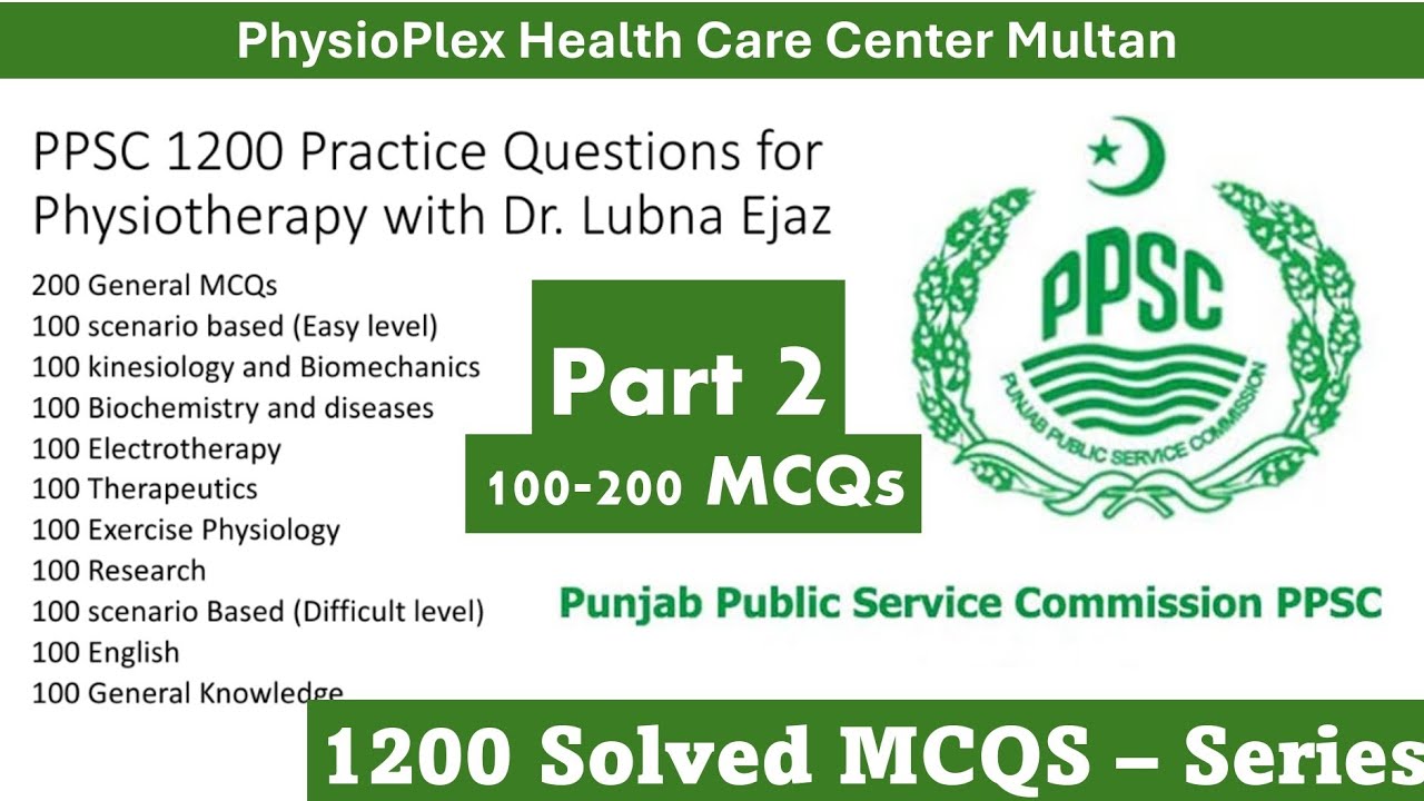 PPSC Solved Practice Question Series - 100-200 Solved MCQS |Part 2 ...