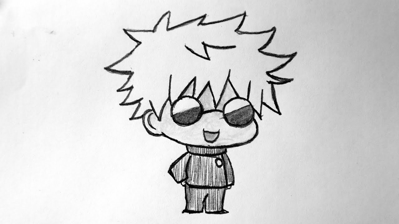 How to Draw Satoru Gojo | Step By Step | Jujutsu Kaisen | Easy Anime ...