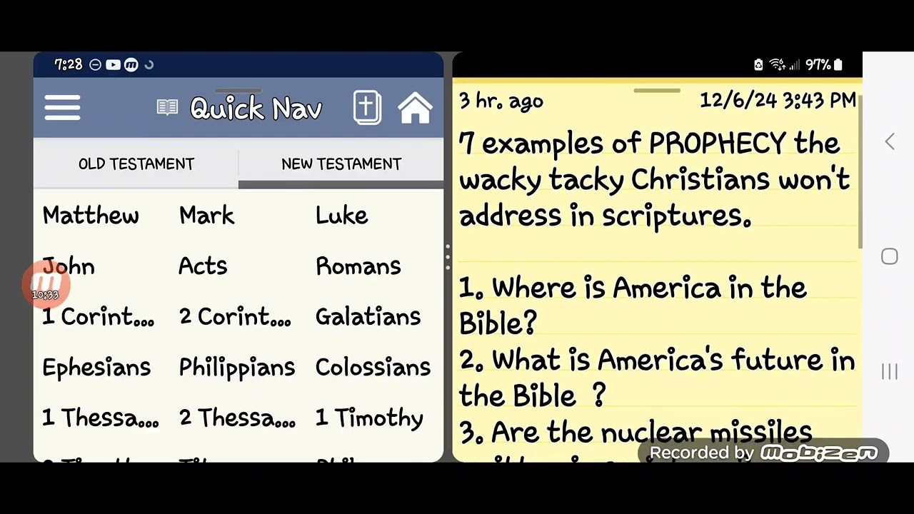 7 examples of PROPHECY the wacky tacky Christians won't / can't address ...