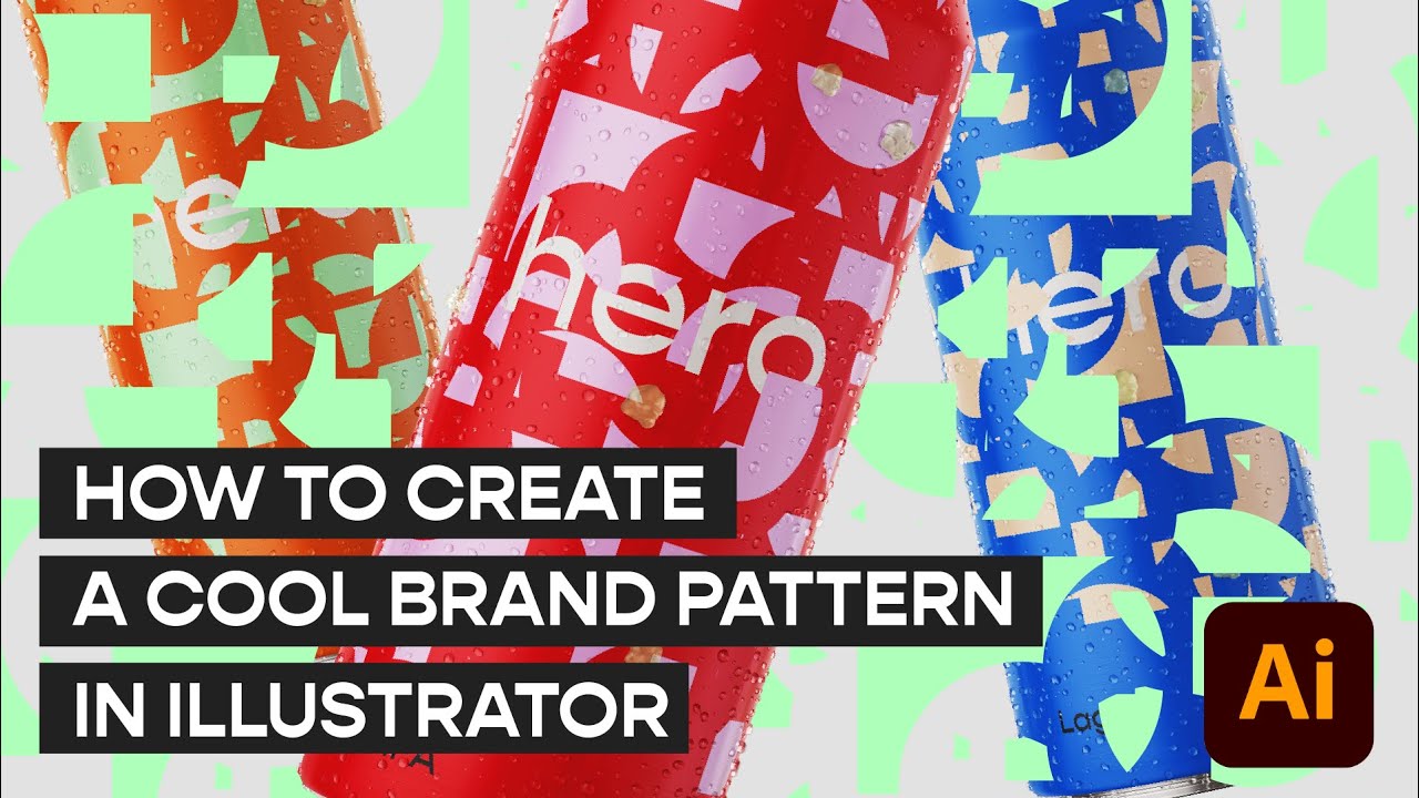Brand Pattern in Illustrator - YouTube