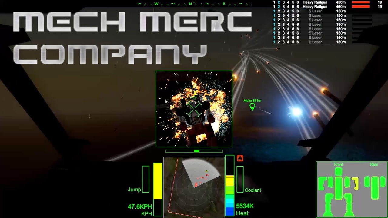 Mech Merc Company - Now on Steam and KickStarter! - YouTube
