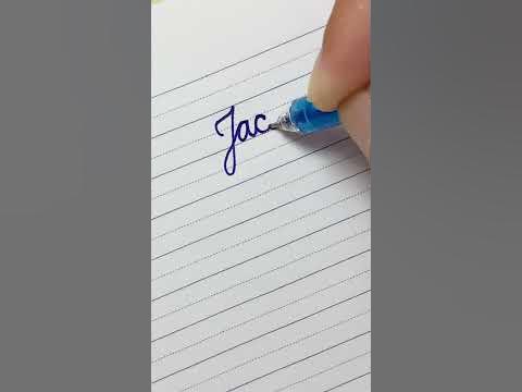 "Jacob" Beautiful name in Cursive handwriting | i Write #Shorts - YouTube