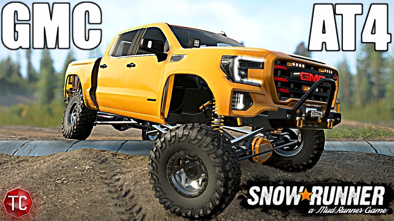 SnowRunner: NEW GMC Sierra AT4! Incredible DETAIL & CUSTOMIZATION ...