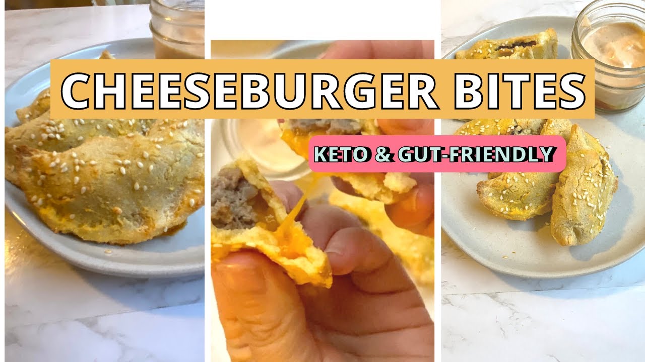 Gut-Friendly Cheeseburger Bites | Healthy Mini Hot-Pocket Recipe ...