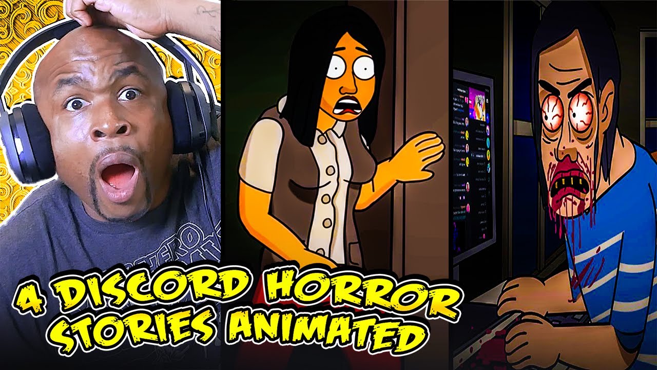4 Discord Horror Stories Animated REACTION - YouTube