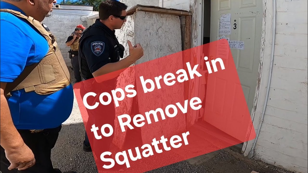 How to remove a squatter from your property - YouTube