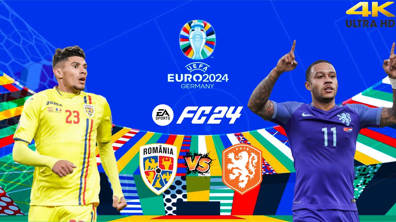 FC 24 - Romania vs Netherlands || UEFA EURO 2024 GERMANY || PC™ [4K60 ...