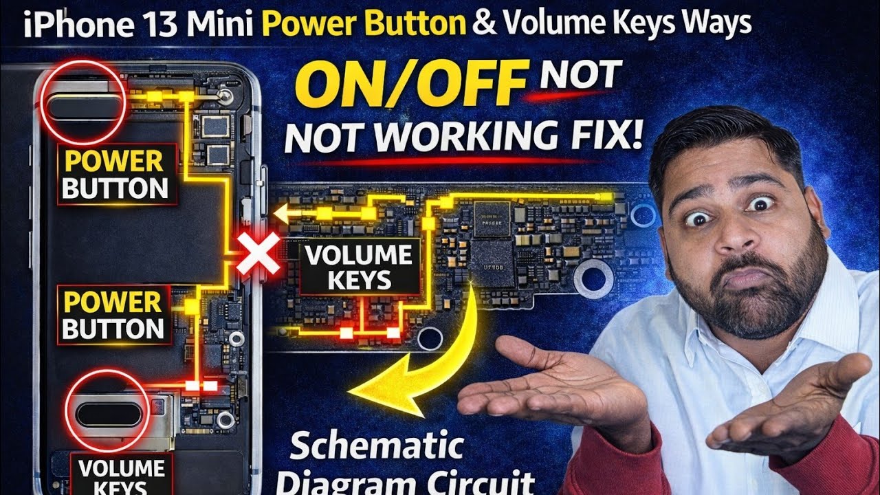 iPhone 13 Mini Power Button & Volume Keys Ways | On/Off Not Working Fix ...